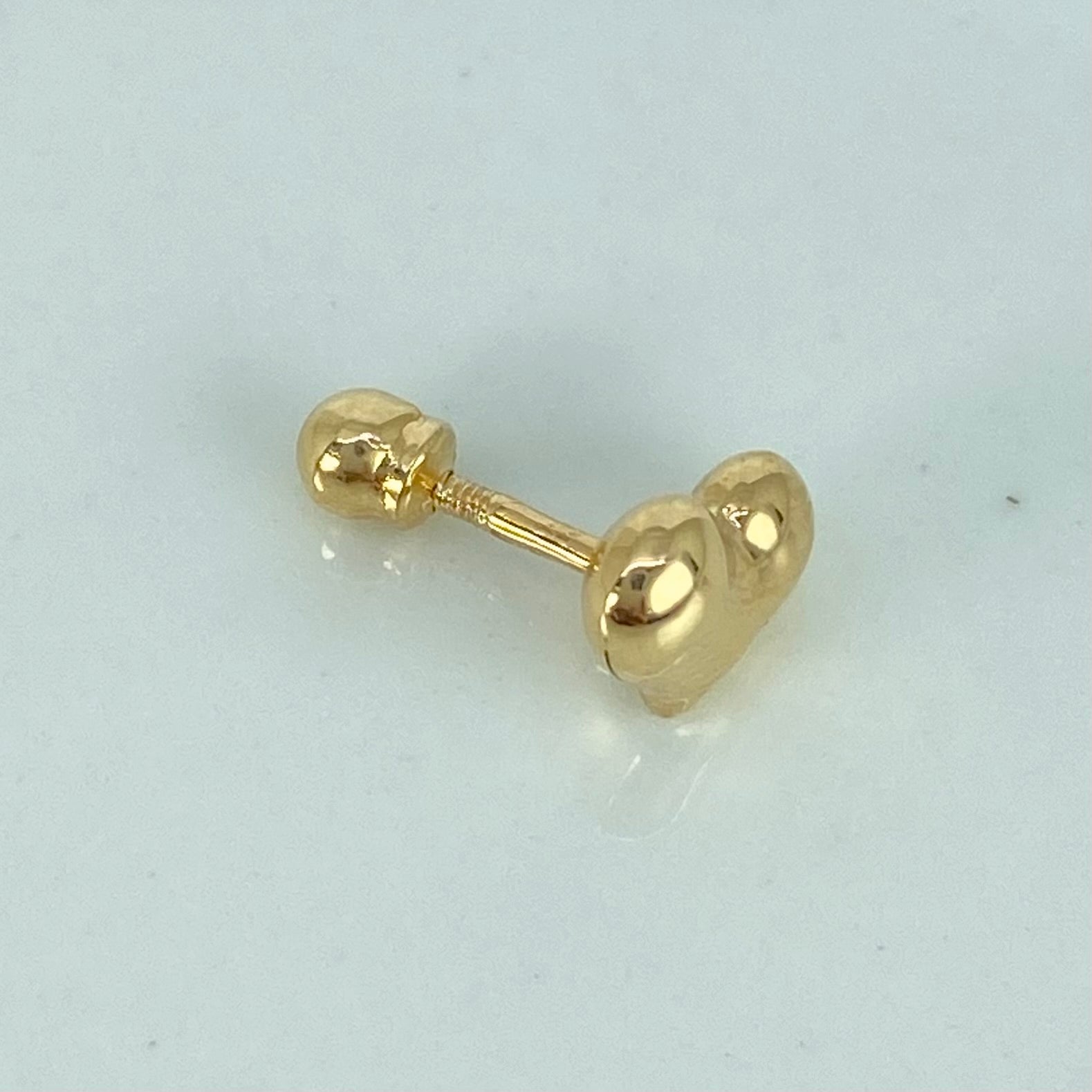 Piercing Corazon / Oro amarillo 18k ( Joyas ) / 0,4 Gr / 7.5mm / (Orej ...