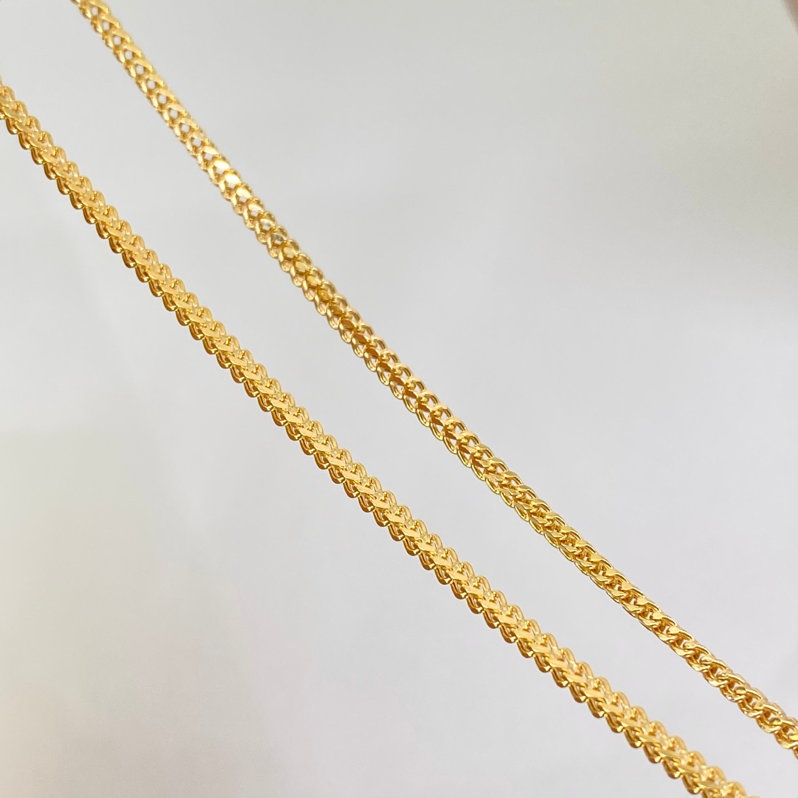 Cadena Franco Oro amarillo 18k +2 / 6,02 Gr / 2 mm / 60 Cm * – Tres ...