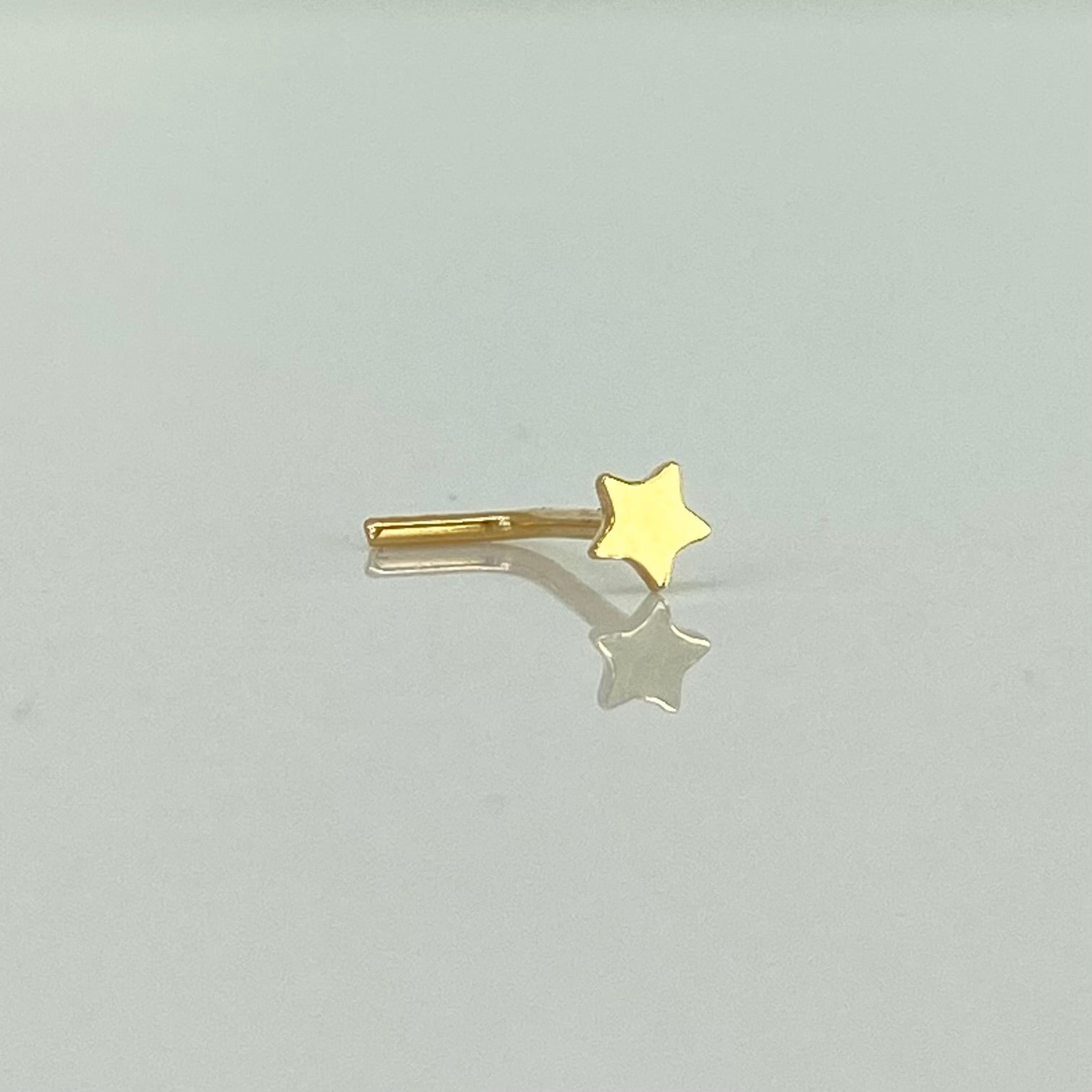 Piercing Estrella / Oro Amarillo 18k (Joya) / 0,14gr / 3mm / (Oreja ...