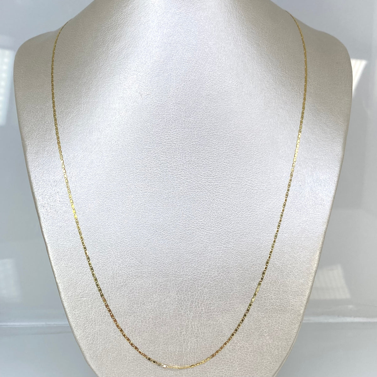 Cadena Plana Oro amarillo 18k 1,94 Gr / 1,2 mm / 60 Cm * – Tres Cruces ...