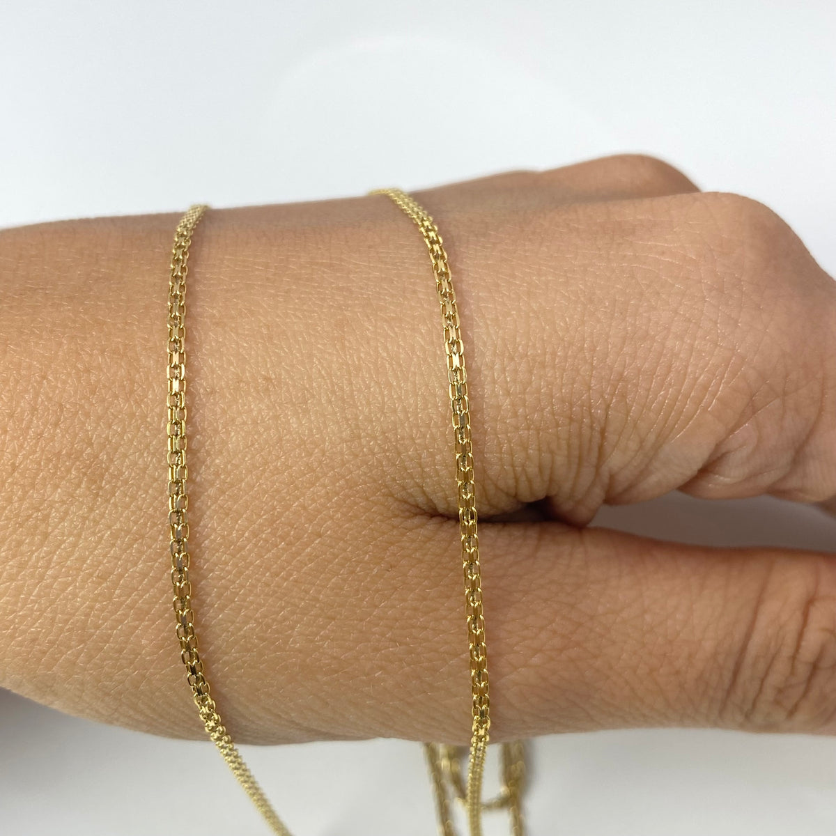 Cadena China Oro amarillo 18k 2,53 Gr / 1,2 mm / 60 Cm * – Tres Cruces ...
