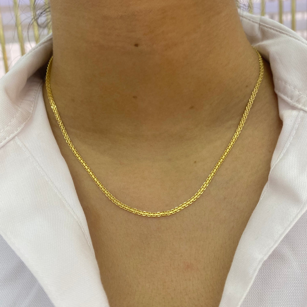 Cadena Italy China Especial Oro amarillo 18k 4,08 Gr / 2 mm / 45 Cm ...