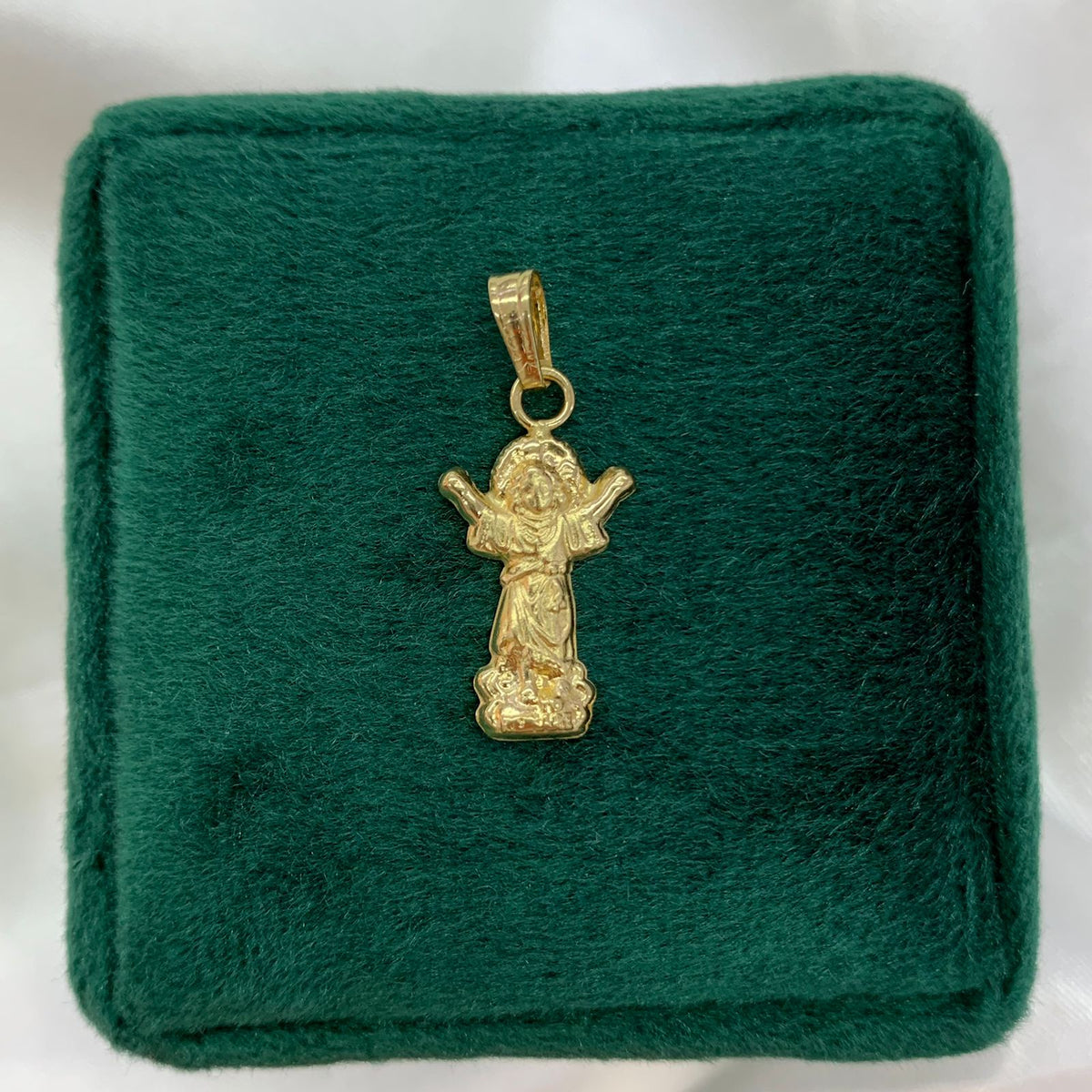 Dije Divino Niño Jesus Oro Amarillo 18k/ 0,73 Gr / 2,5 Cm * – Tres ...