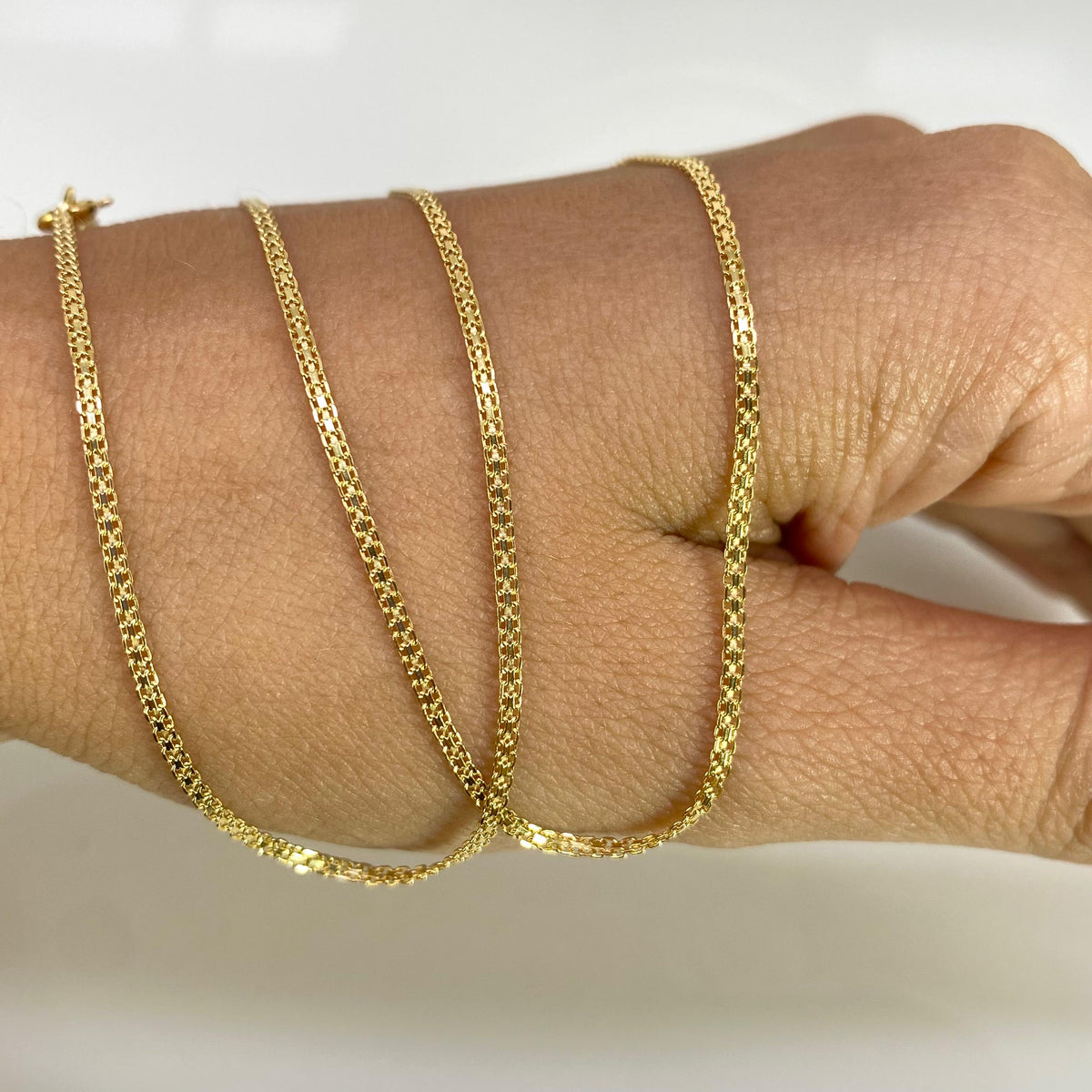 Cadena Italy China Oro amarillo 18k 3,12 Gr / 1,2 mm / 60 Cm * – Tres ...